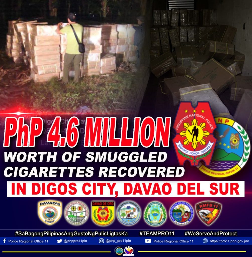 Police Confiscate Over PHP 4 Million Worth of Smuggled Cigarettes in ...