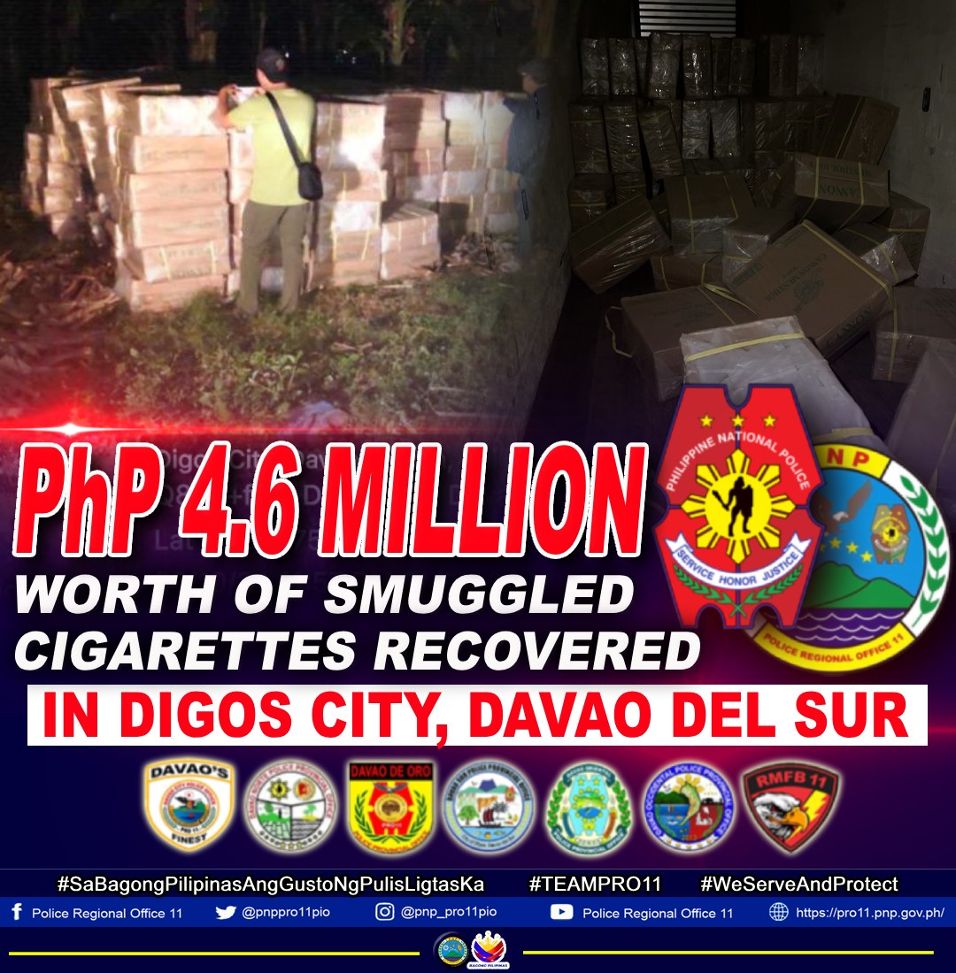 Police Confiscate Over PHP 4 Million Worth of Smuggled Cigarettes in ...