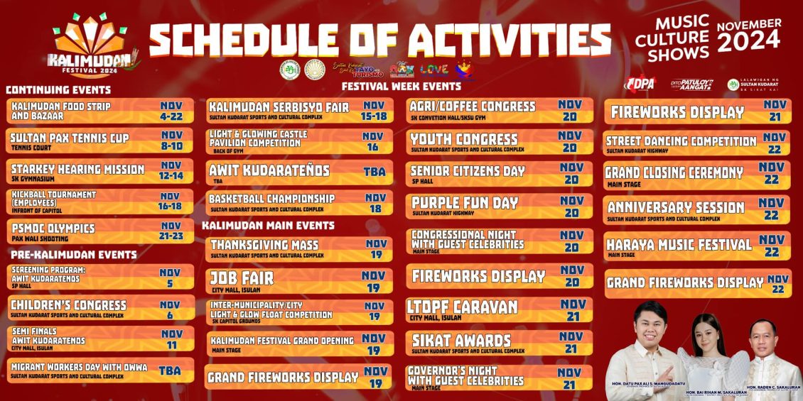 Sultan Kudarat Gears Up for the Most Spectacular Kalimudan Festival Yet ...