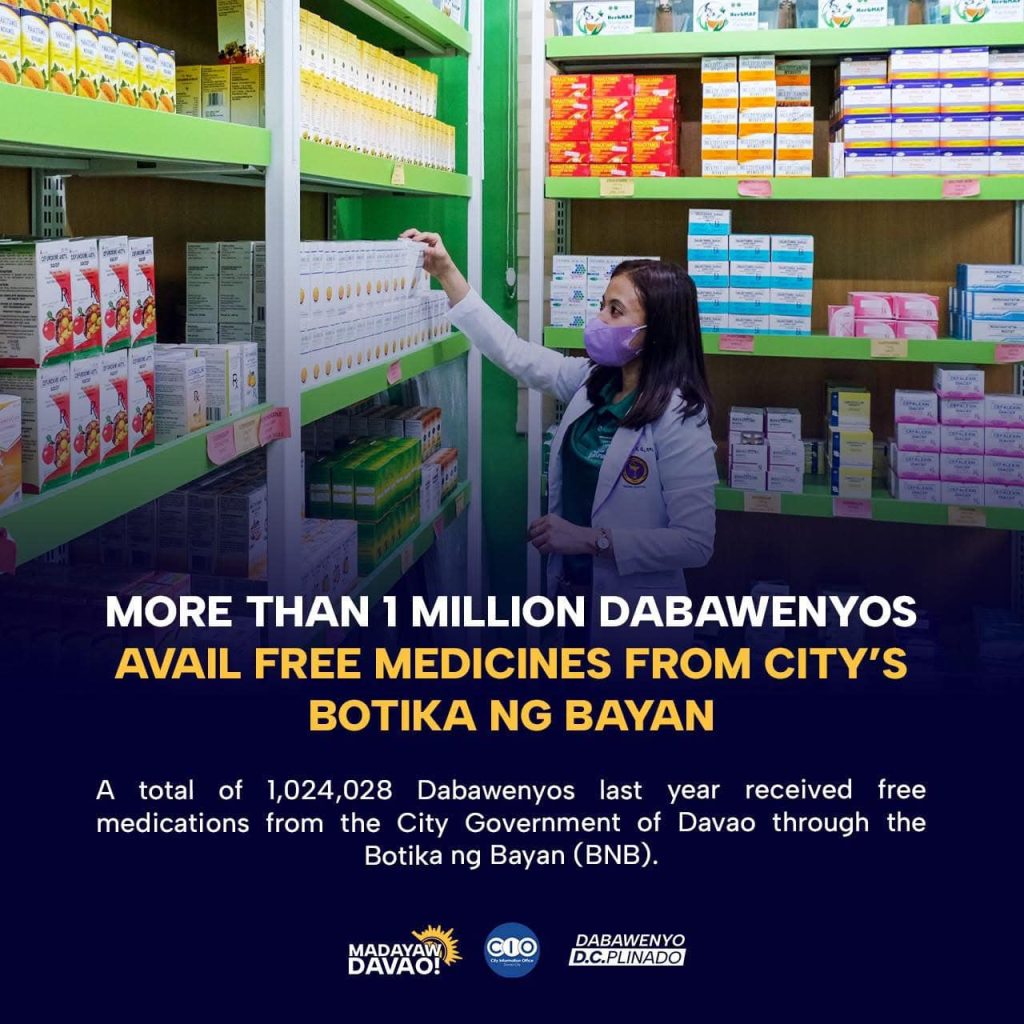 Over One Million Dabawenyos Benefited from Free Medications in 2024 ...