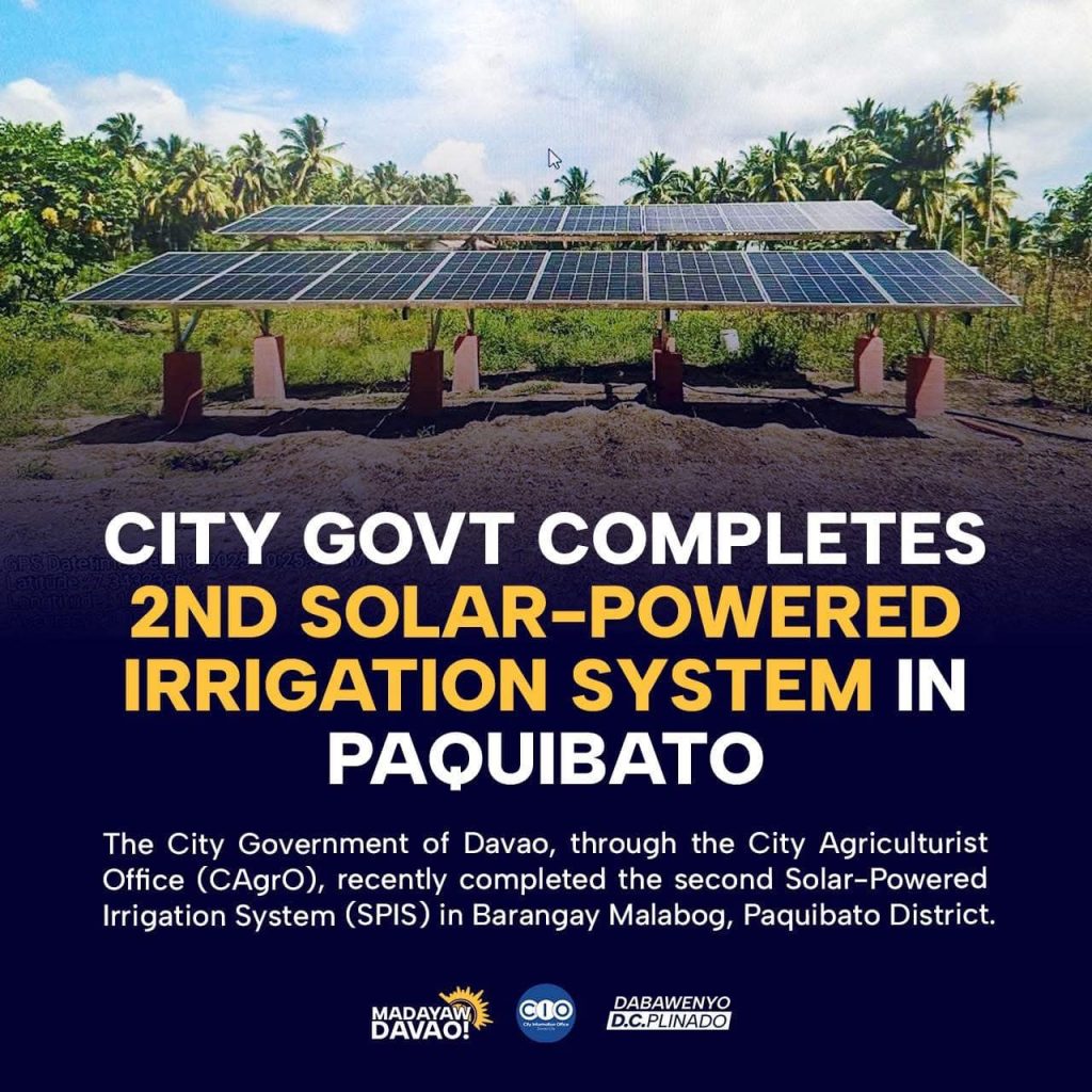 Davao City Expands Solar-Powered Irrigation System to Boost ...