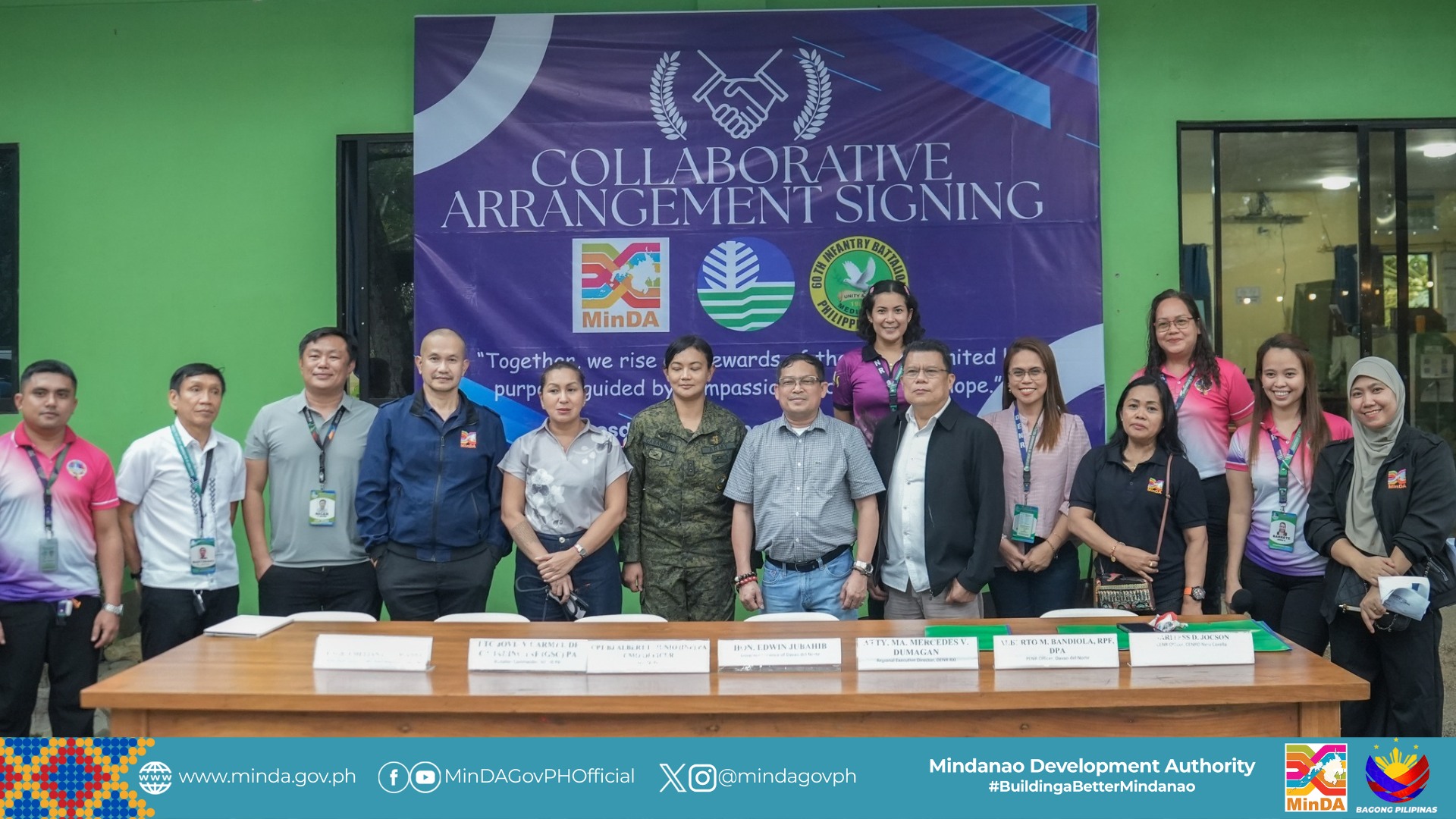 MinDA, DENR, Army Unite for Watershed Conservation and Community ...