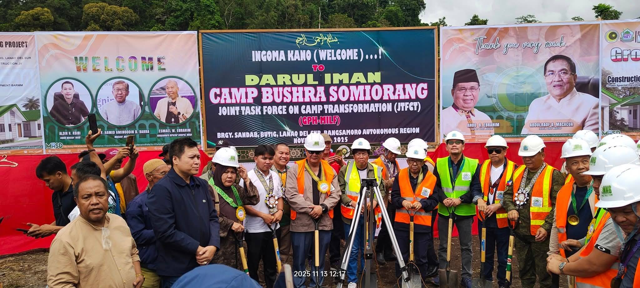 Butig Breaks Ground on 100-Unit Resettlement Housing Project, Symbol of ...