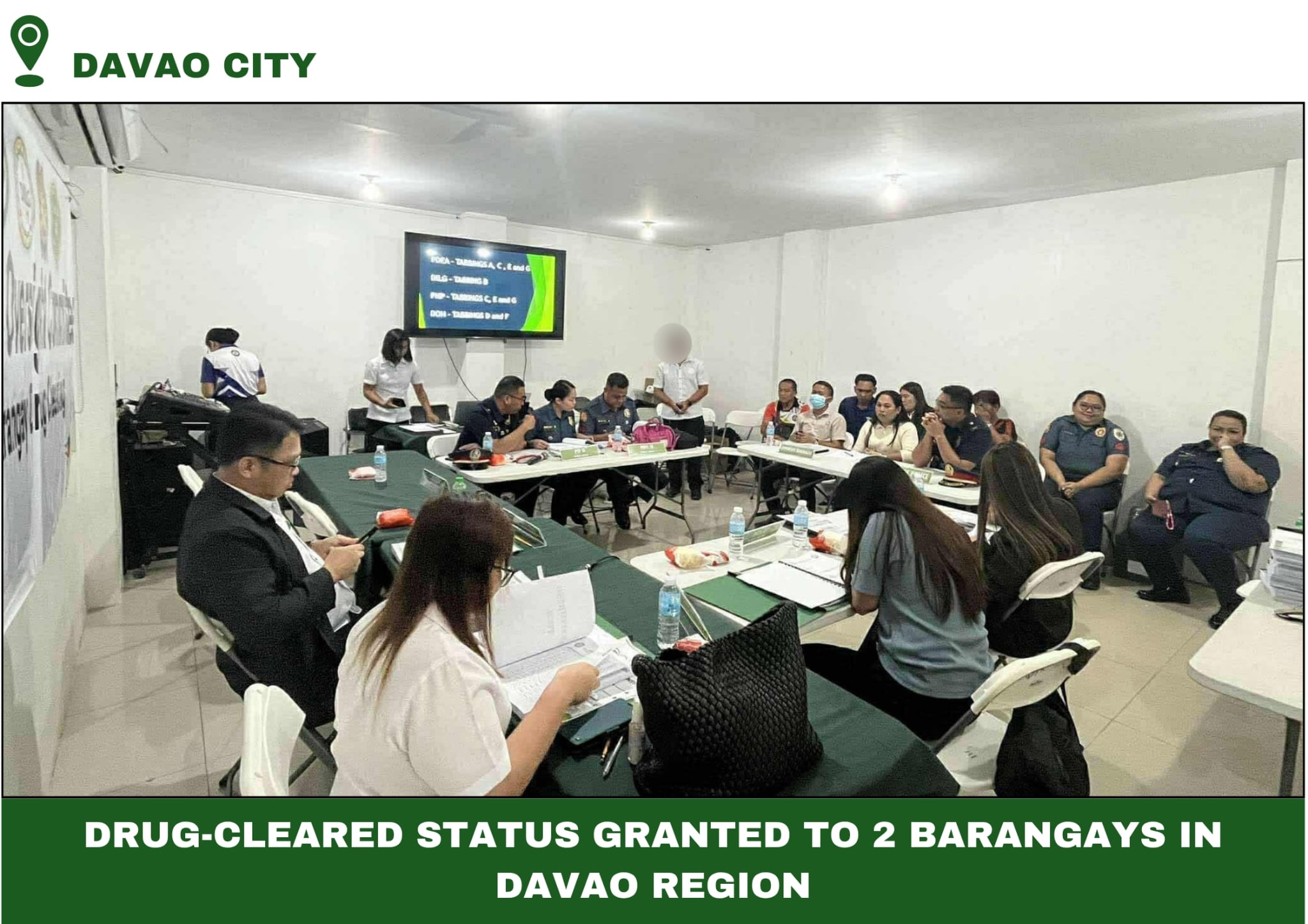 Two Davao Region Barangays Declared Drug-Cleared; 15 Verified as Drug ...