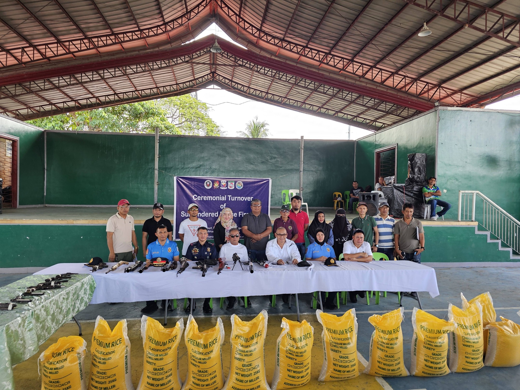 16 Barangay Chairmen Surrender High-Powered Firearms in Datu Odin ...