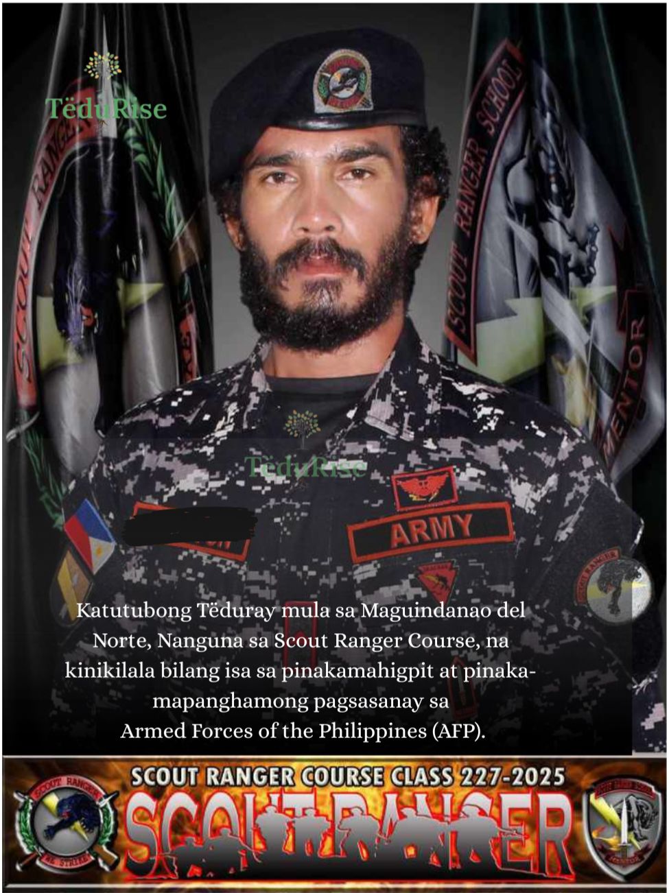Indigenous Tëduray soldier from Maguindanao del Norte tops elite Scout ...
